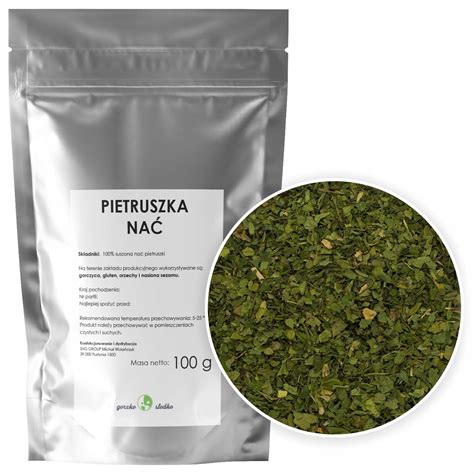 PIETRUSZKA NAĆ natka suszona mięsa zupy sosy 100g 12174342430 Allegro pl