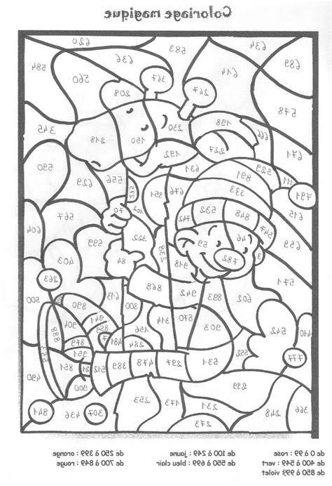 12 Génial Coloriage Magique Ce1 Ce2 Collection Coloriage magique ce1