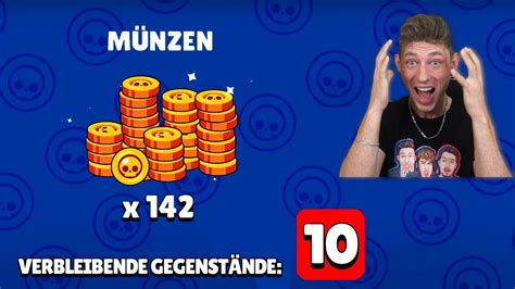 10 VERBLEIBENDE GEGENSTÄNDE IN MEGA BOX OPENING GEZOGEN Brawl Stars