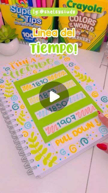 Shelsystudy on Instagram Línea del tiempo súper creativa