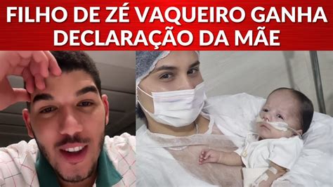 Esposa de Zé Vaqueiro posta nova foto do filho e se declara YouTube