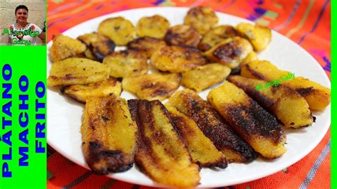 Cómo hacer un delicioso postre de plátanos machos fritos Receta