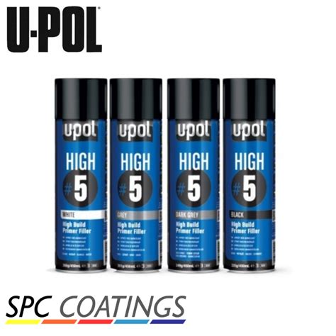 High Build Primer High 5 UPOL U POL 450ml SPC Coatings
