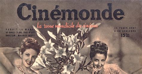 NO MEMORY CINÉMONDE Magazine COVERS 1
