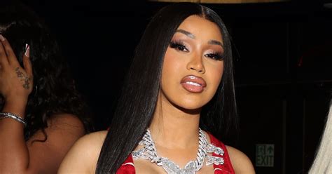 Cardi B Puts Her Butt Tattoo On Display In A Dramatically Low Cut Dress Flipboard