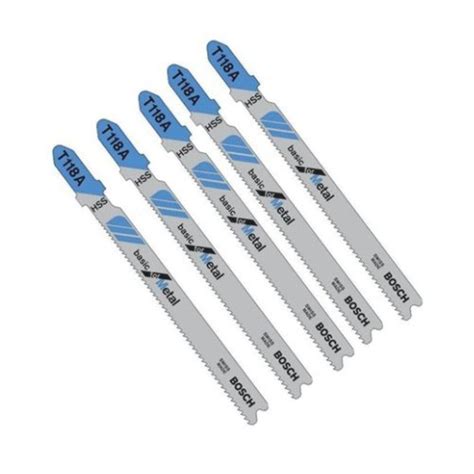Kit Lâmina Serra Tico Tico Para Metal T118a Bosch 5 Unidades Lâmina