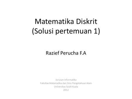 Lesson Plot Graph D Azalya Rahmatika Fathul Fithrah Jurusan