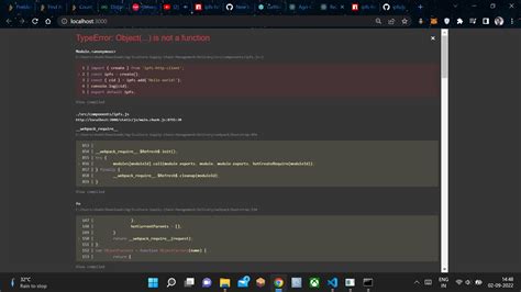 TypeError Object Is Not A Function For Create Method Issue