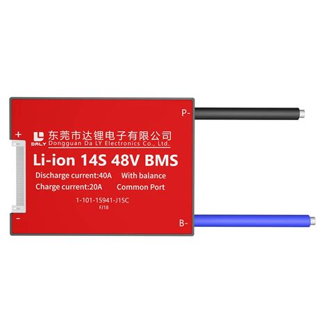 Buy DALY BMS 14S 48V 40A Li Ion Battery Management System PCB