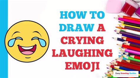 How To Draw A Crying Laughing Emoji In A Few Easy Steps Drawing