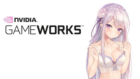 Aimee Emi Bra Breasts Cleavage Emilia Re Zero Flowers Gray Hair