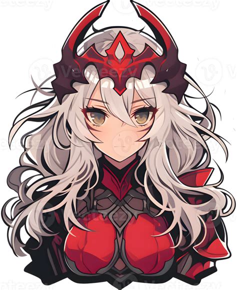 ai generado anime niña transparente antecedentes 24684170 PNG
