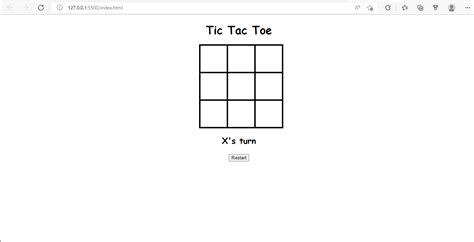 tic tac toe js by hana portfolio