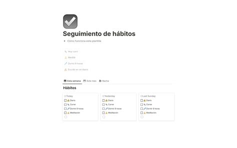 Mejores plantillas de Seguimiento de hábitos de Notion Notion Marketplace