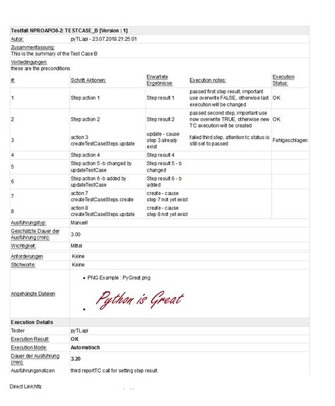 automatically set the step status in a testcases · issue 107 · lczub testlink api python client