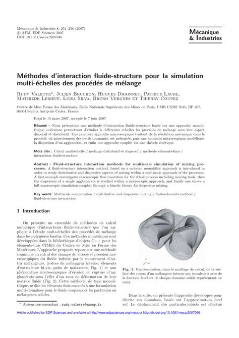 pdf fluid structure interaction methods for multiscale simulation of mixing processes