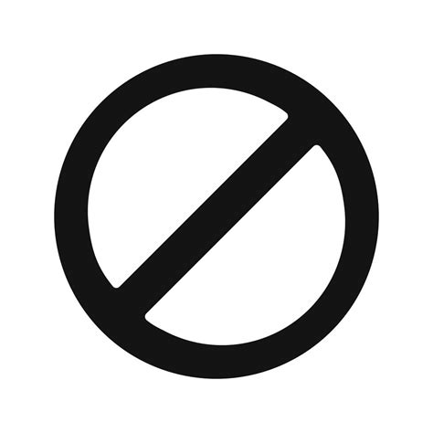 Forbidden Vector Icon 366914 Vector Art At Vecteezy