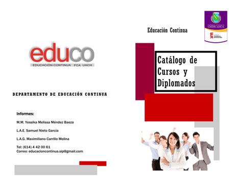 Catálogo de Cursos y Diplomados