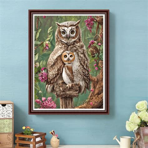 Neu AISEN DIY 5D Diamond Painting Eule Kit Diamant Painting Bilder