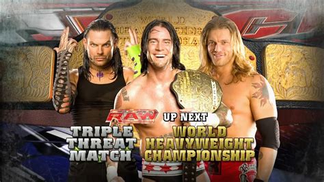 CM Punk Vs Jeff Hardy Vs Edge Raw 2009 Highlights HD YouTube