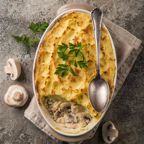 Recette De Parmentier Poulet Champignons Marie Claire