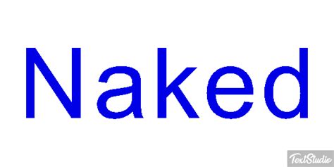 Naked Word Animated Logo Designs
