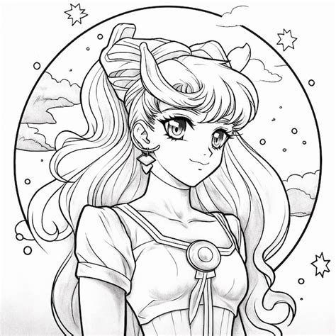 Update Anime Girl Coloring Page Super Hot In Coedo Vn The Best