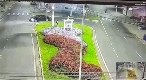 Imagens fortes homem é arremessado após ser atropelado por motorista