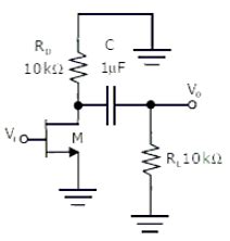 The Ac Schematic Of An Nmos Common Source Stage Is Shown In The Figure