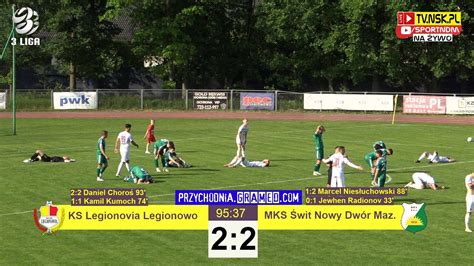 tv nsk pl LIVE KS Legionovia Legionowo MKS Świt Nowy Dwór