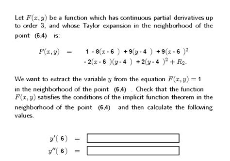 solved let f x y be a function which has continuous