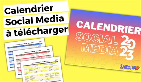 Calendrier Social Media Id Es De Contenus T L Charger