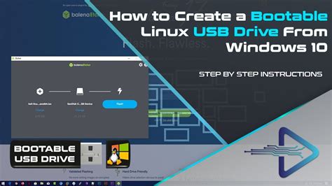How To Create A Bootable Linux Usb Drive From Windows Youtube