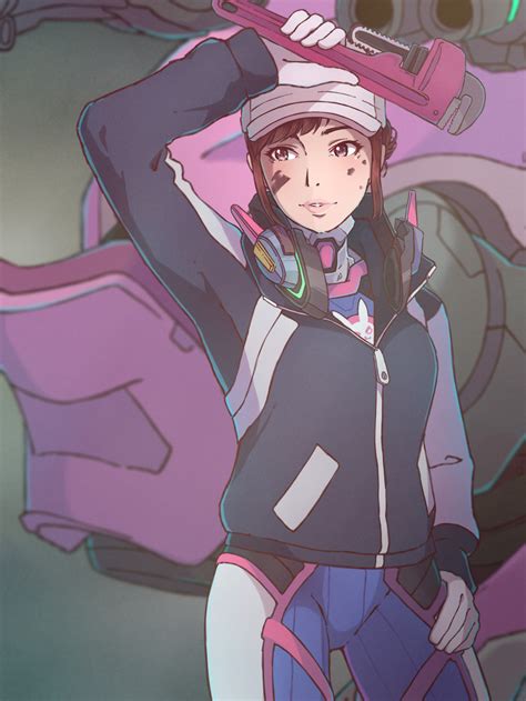 D Va And Shooting Star D Va Overwatch And More Drawn By Kukie Nyan
