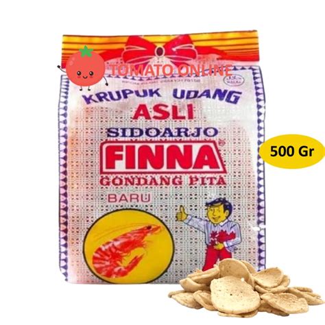 Jual Finna Kerupuk Gondang Pita Krupuk Udang Besar Prawn Cracker