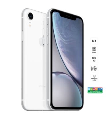 APPLE IPhone XR 128 GB Blanco Reacondicionado Seminuevo Apple