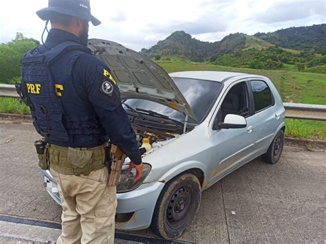 PRF localiza veículo adulteração de sinal identificador de veículo