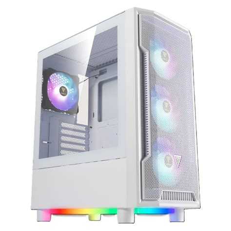 Buy GAMDIAS PC Case ATX Gaming Mid Tower Tool Free Tempered Glass