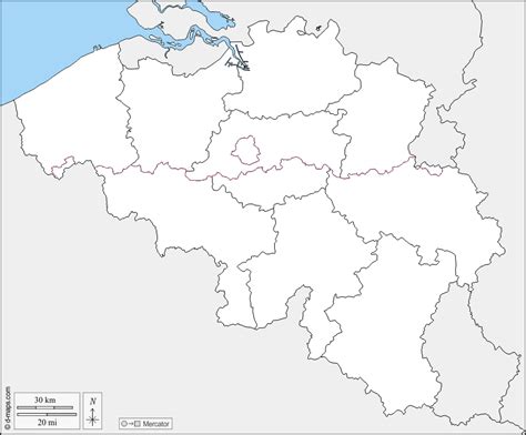 Belgique carte géographique gratuite carte géographique muette