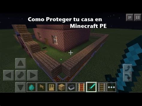 Como Proteger Tu Casa Minecraft PE 0 12 1 YouTube