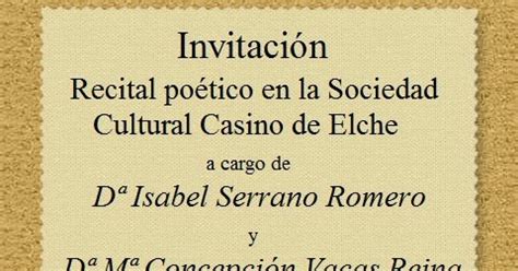 Maribel Sansano Queridos amigos una invitación