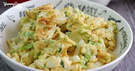 Cách làm bắp cải xào trứng thơm giòn thơm thích mê YummyDay