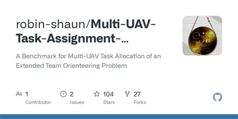 github robin shaun multi uav task assignment benchmark a benchmark for multi uav task