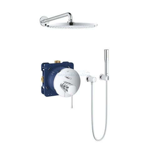 Grohe Essence zestaw prysznicowy podtynkowy z deszczownicą 310mm chrom