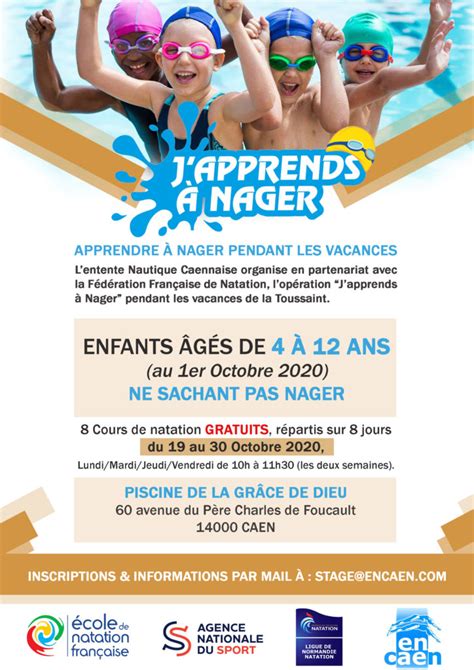 J apprends à Nager