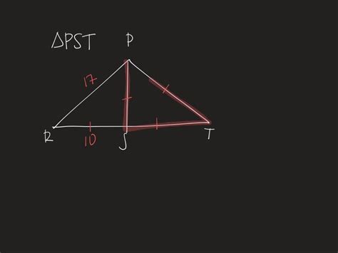 solved classify each triangle by its side lengths p s t