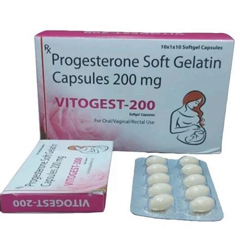 Natural Micronized Progesterone 200 Mg At Rs 326 Box Micronized