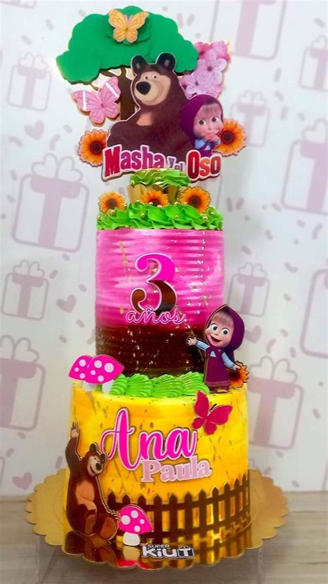Torta De Masha Y El Oso Cake Designs Torte Cake Toppers