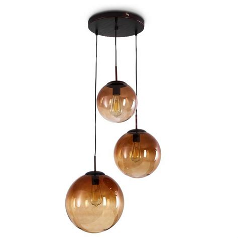 Nowoczesna lampa sufitowa wisząca złote kule do jadalni salonu sklep
