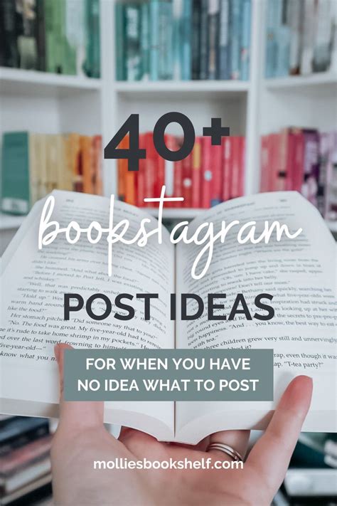 40 Bookstagram Post Ideas Mollie S Bookshelf